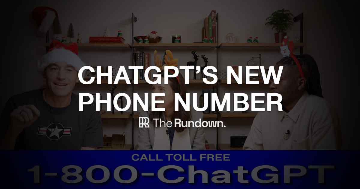 ChatGPT's new phone number
