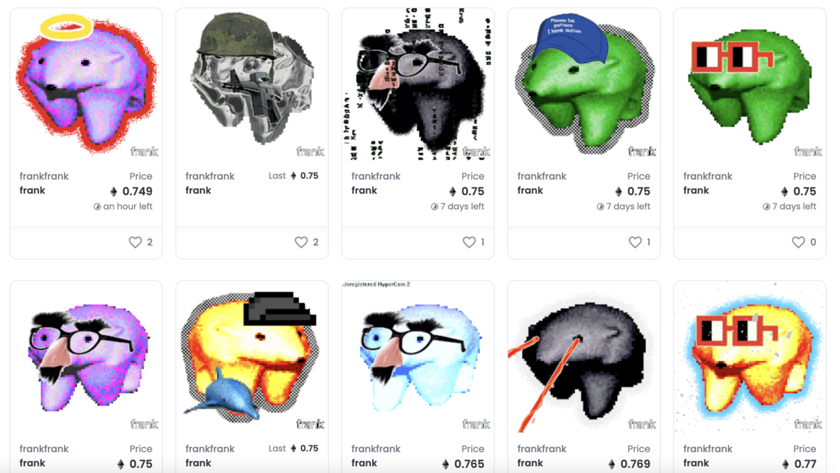 The Next NFT Meme: frank