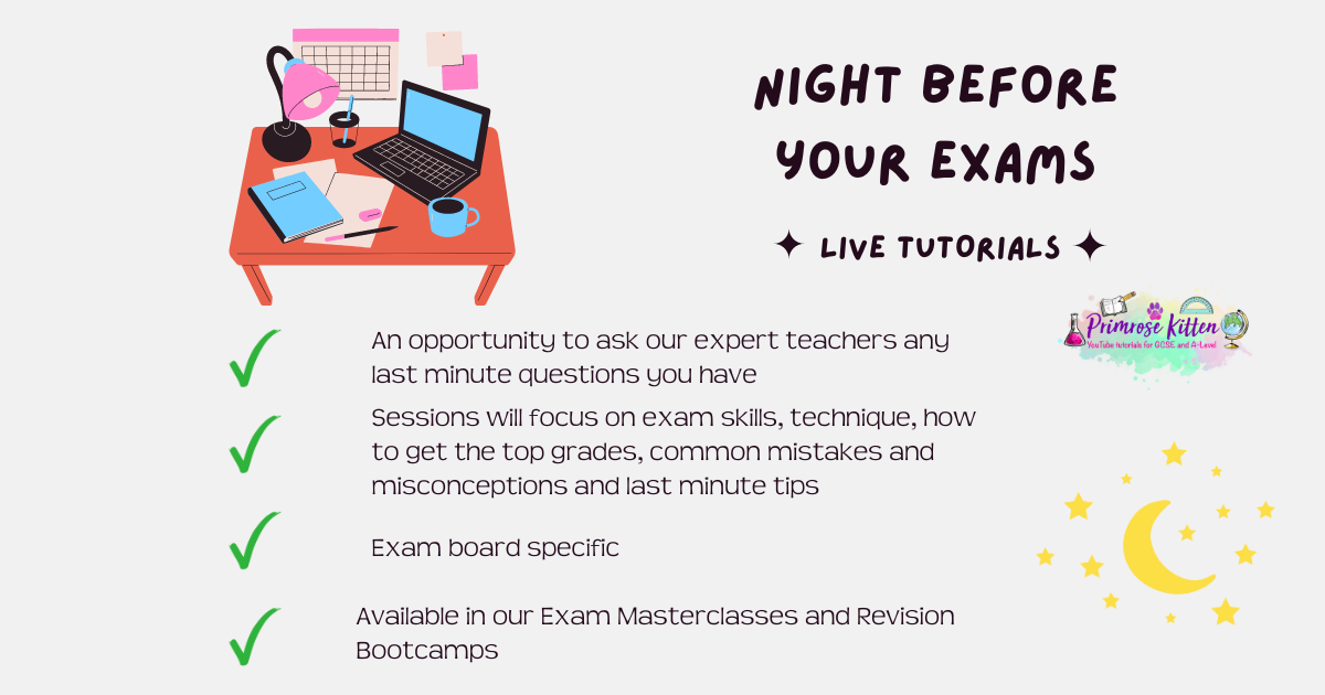 🌃 The Night Before Your Exam...