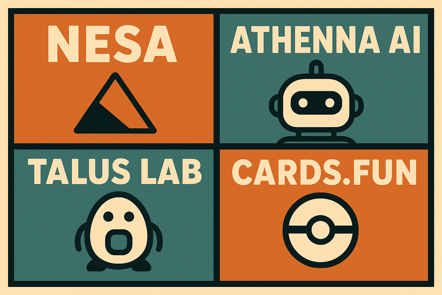 Nesa, Athenna AI, Talus Labs, Cards.fun — AI, Prediction, and Tokenized ...