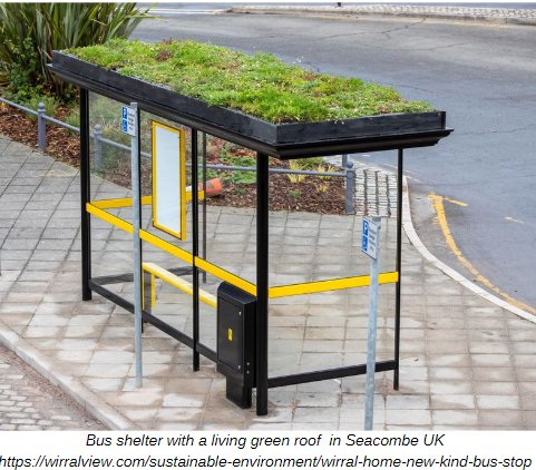 + Green Roofs, on Bus Shelters