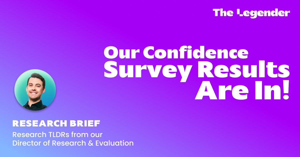 Our Confidence Survey Results Are In!