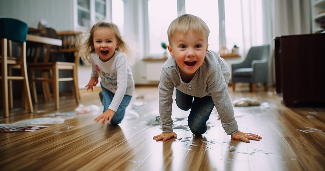 Non-Slip Socks for Kids with Slick Paint