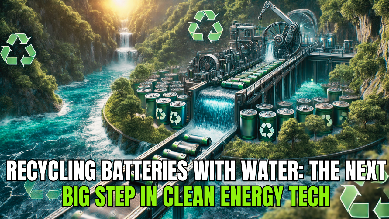 🌱 Recycling Batteries with Water: The Next Big Step in Clean Energy ...