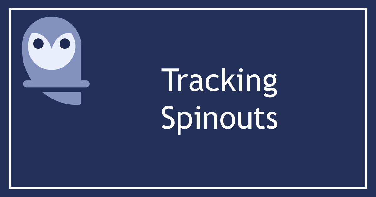 Tracking Spinouts