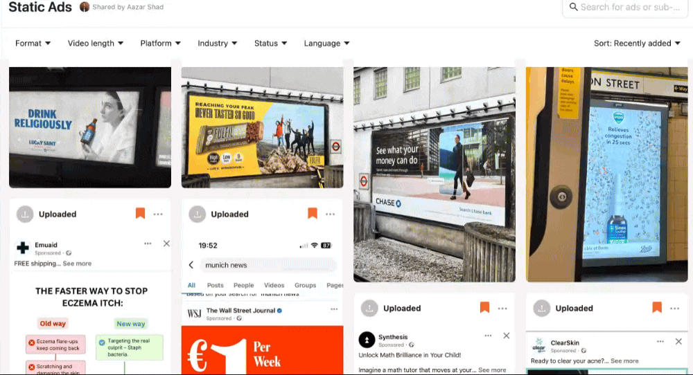 The Facebook Static Image Ad Design Inspiration Guide
