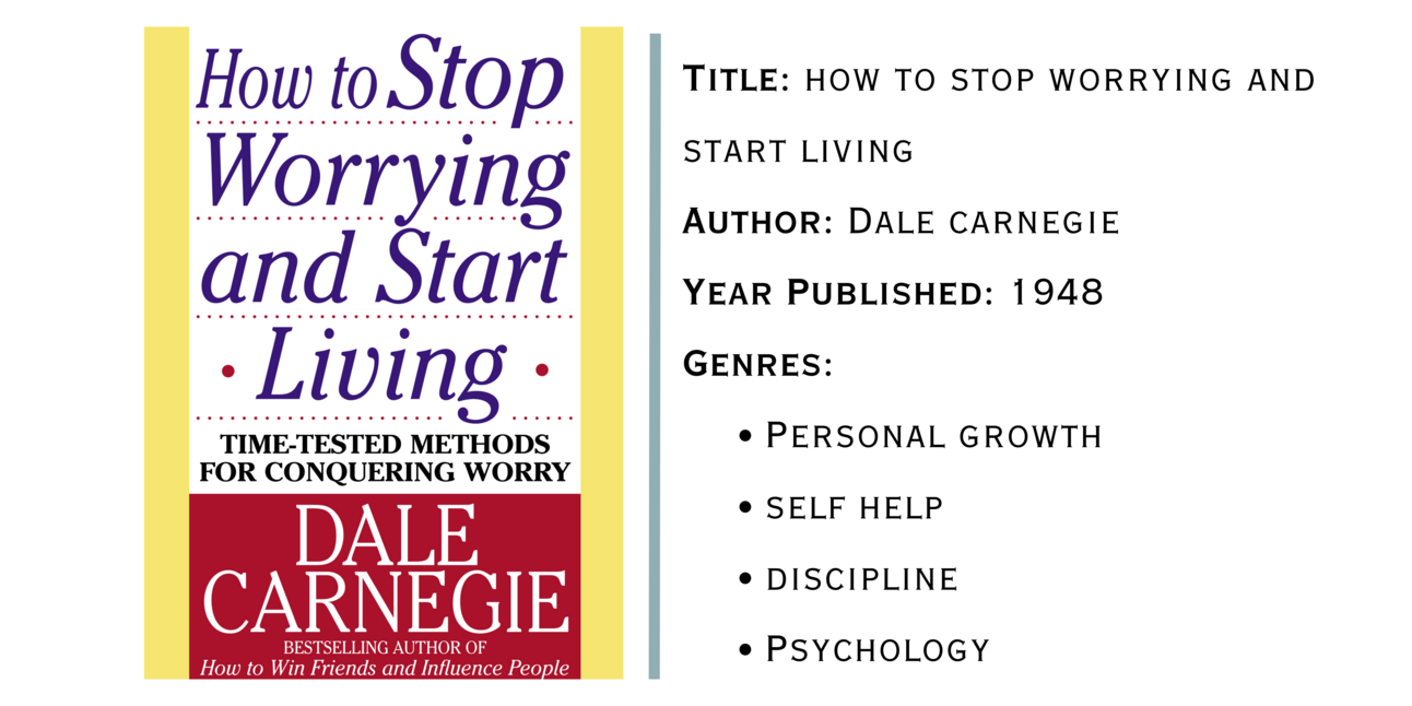 How to Stop Worrying and Start Living