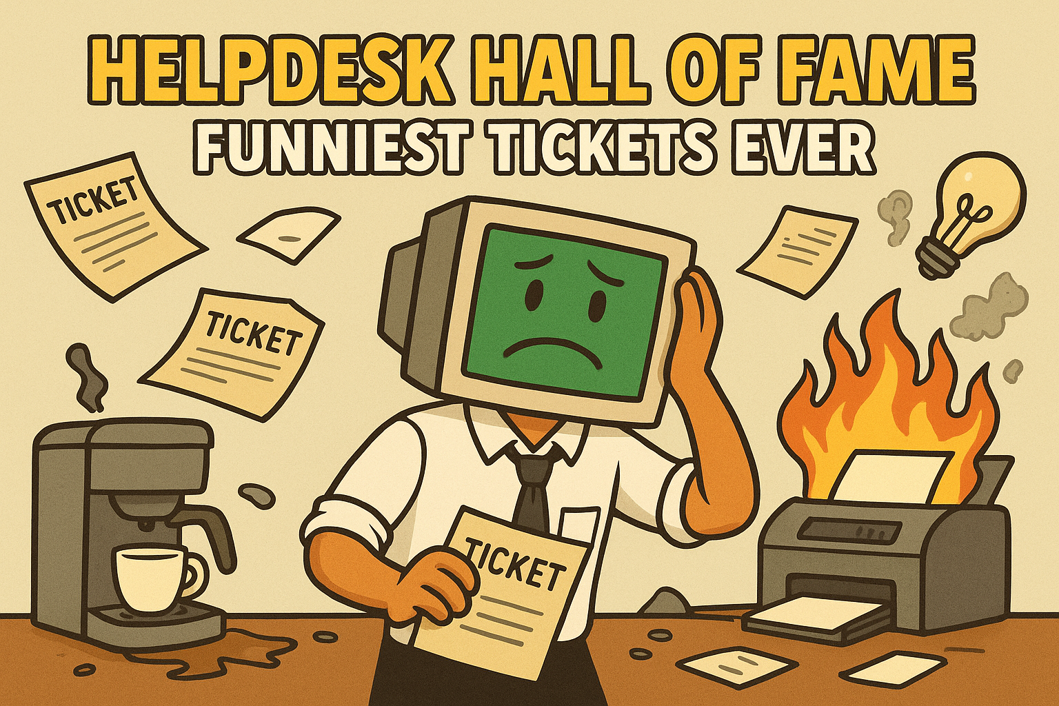 🎫 Helpdesk Hall of Fame: Funniest Tickets Ever!