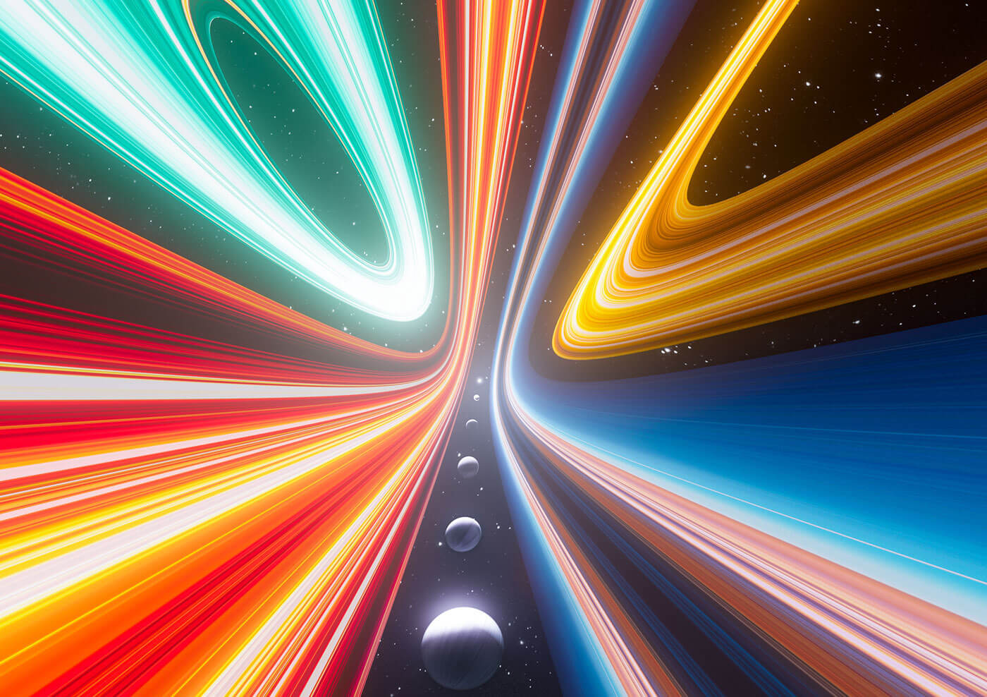 Visual Warp Speed Artwork by Davon Xart