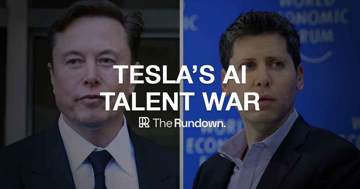 AI talent wars: OpenAI vs Tesla