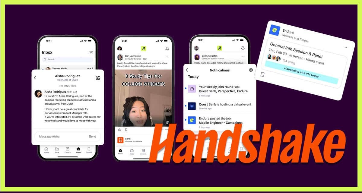 Handshake combines TikTok with a job board