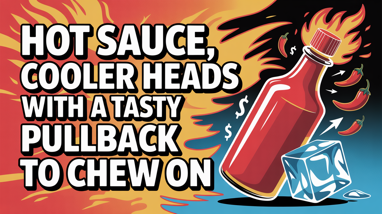Hot Sauce, Cooler Heads With A Tasty Pullback to Chew On