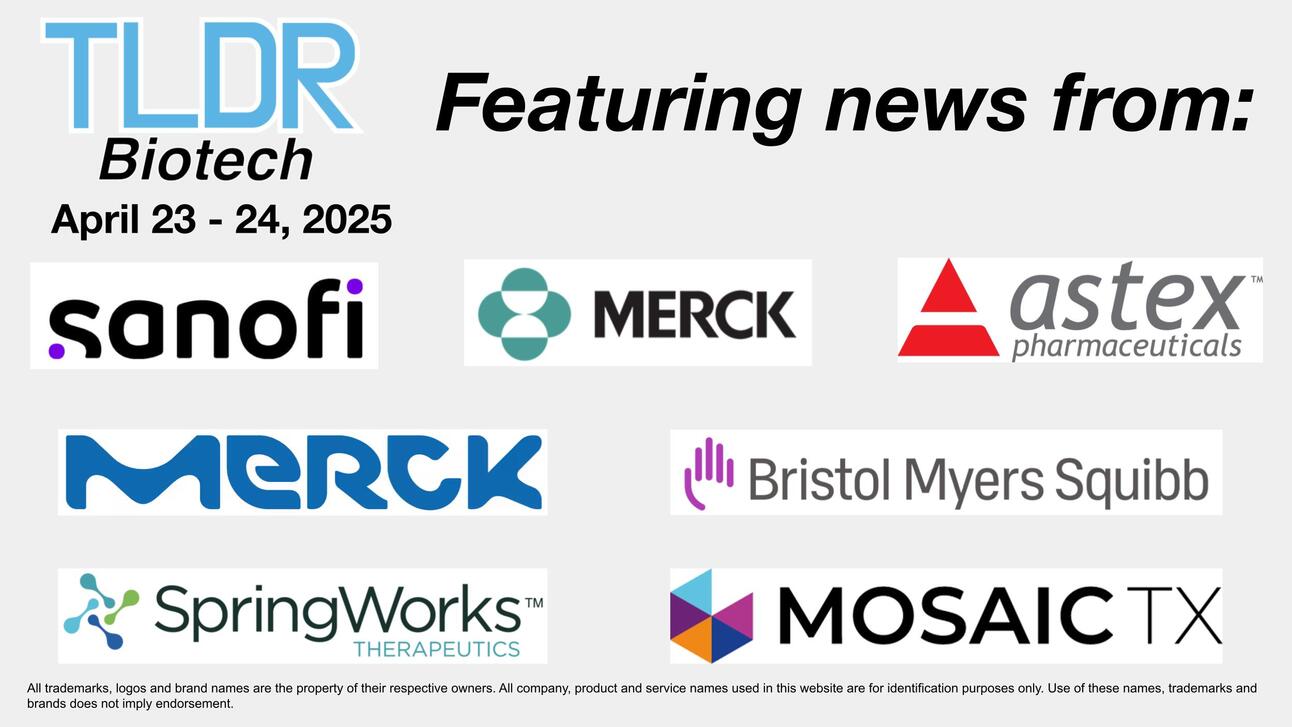 Biotech & Pharma Updates | April 23 - 24, 2025