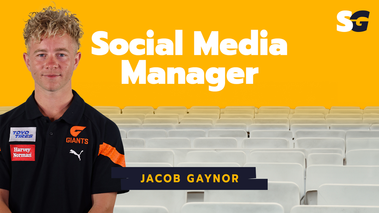 Inside the GWS Giants Social Media strategy with Jacob Gaynor