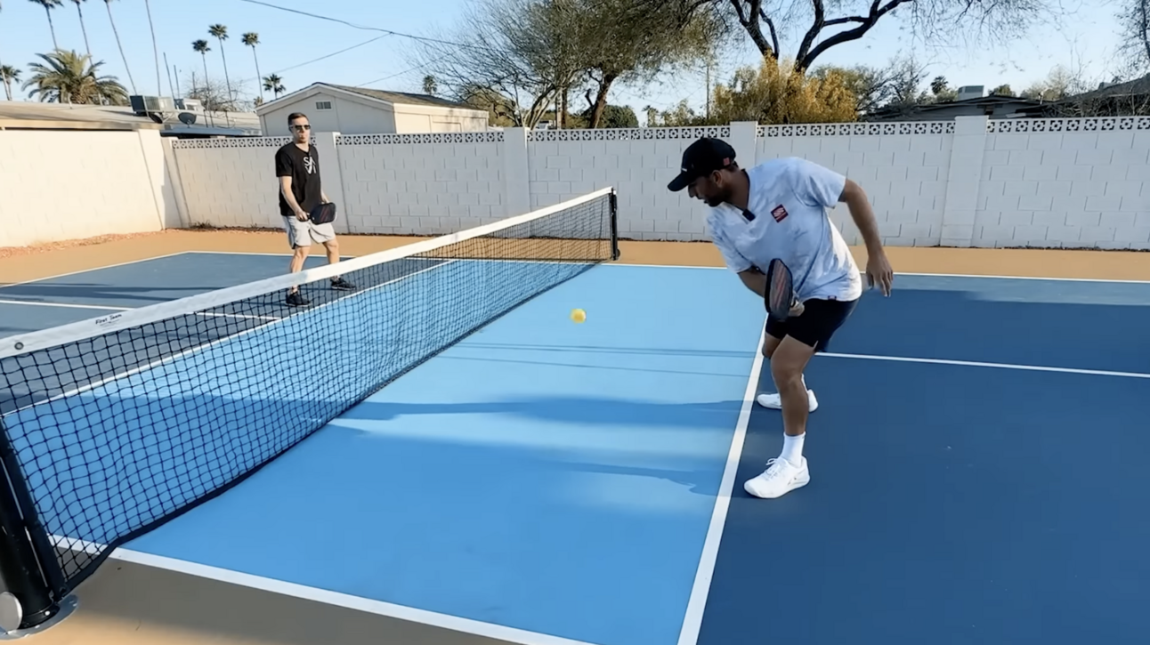 Mastering your backhand dink! 👋