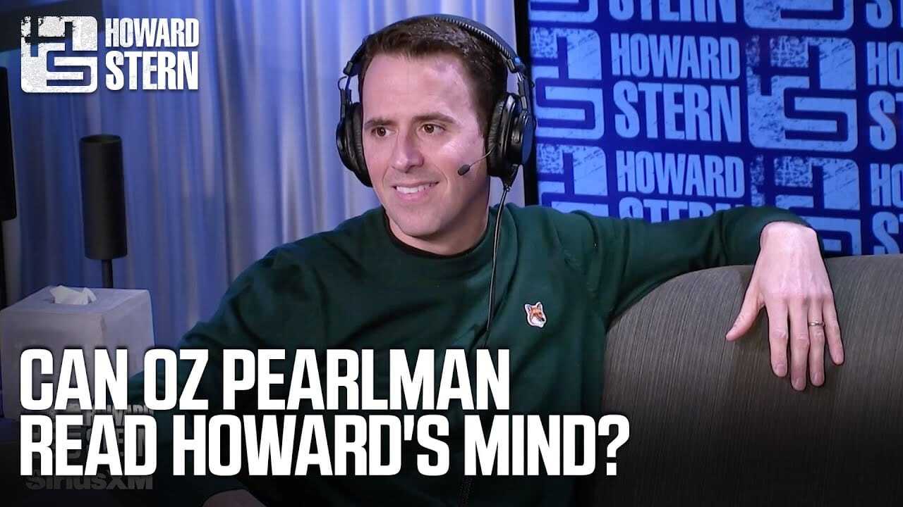 Mentalist Oz Pearlman On Howard Stern