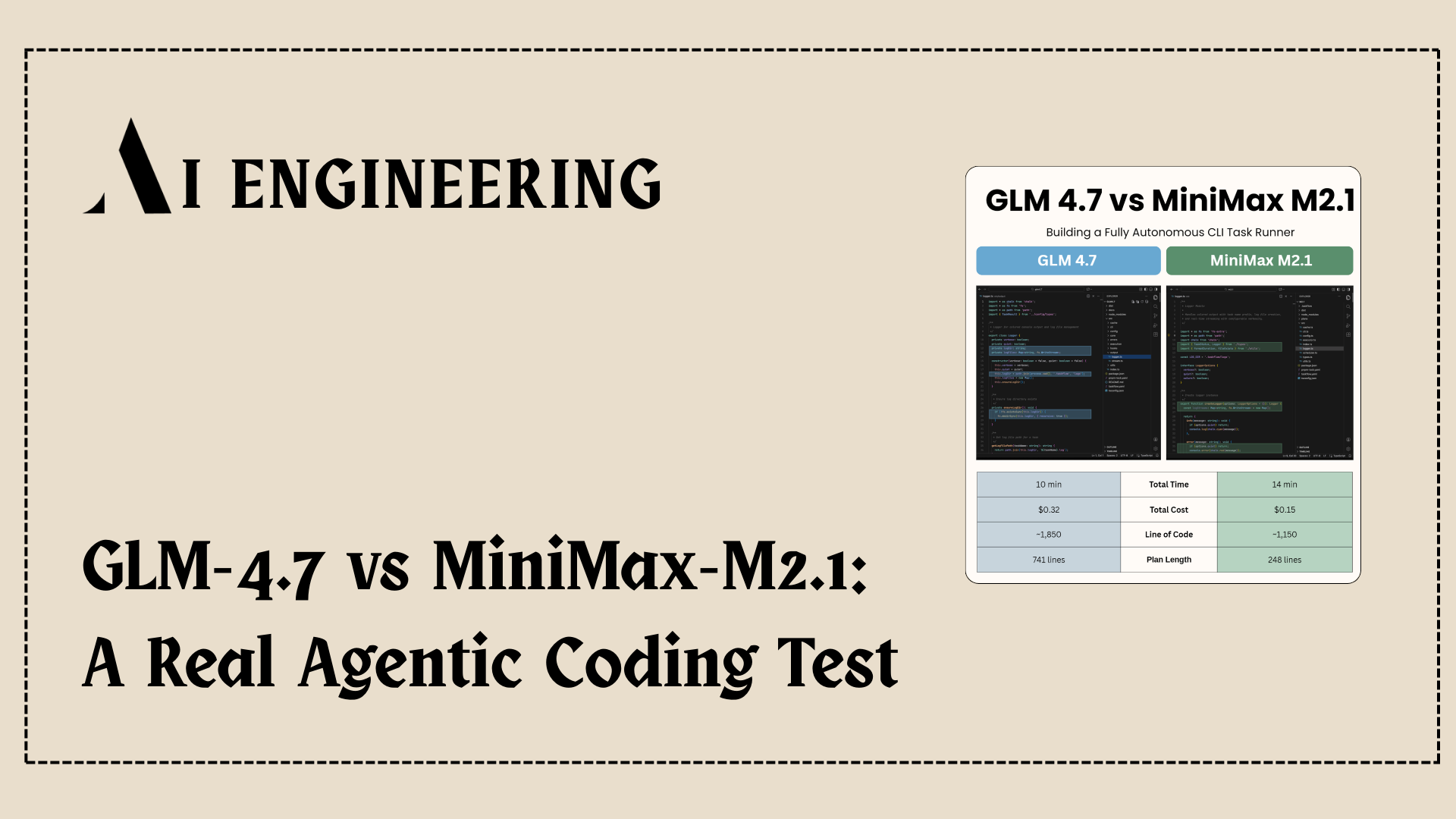 GLM-4.7 vs MiniMax-M2.1: A Real Agentic Coding Test