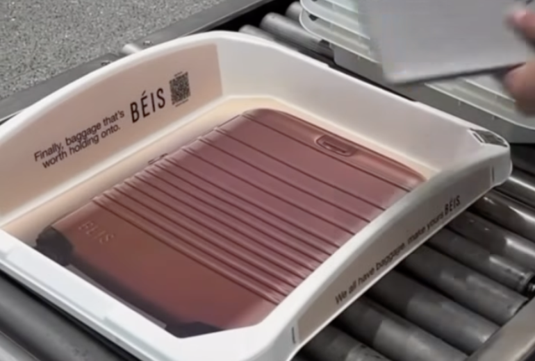 Béis rebrands TSA bins, luxury food trends, and Threads ads