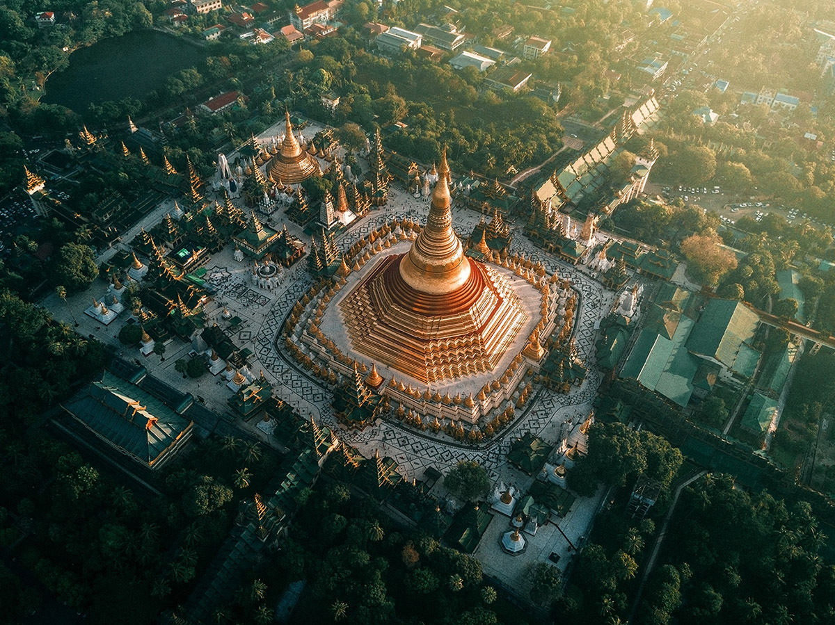 Myanmar’s Temples From Above