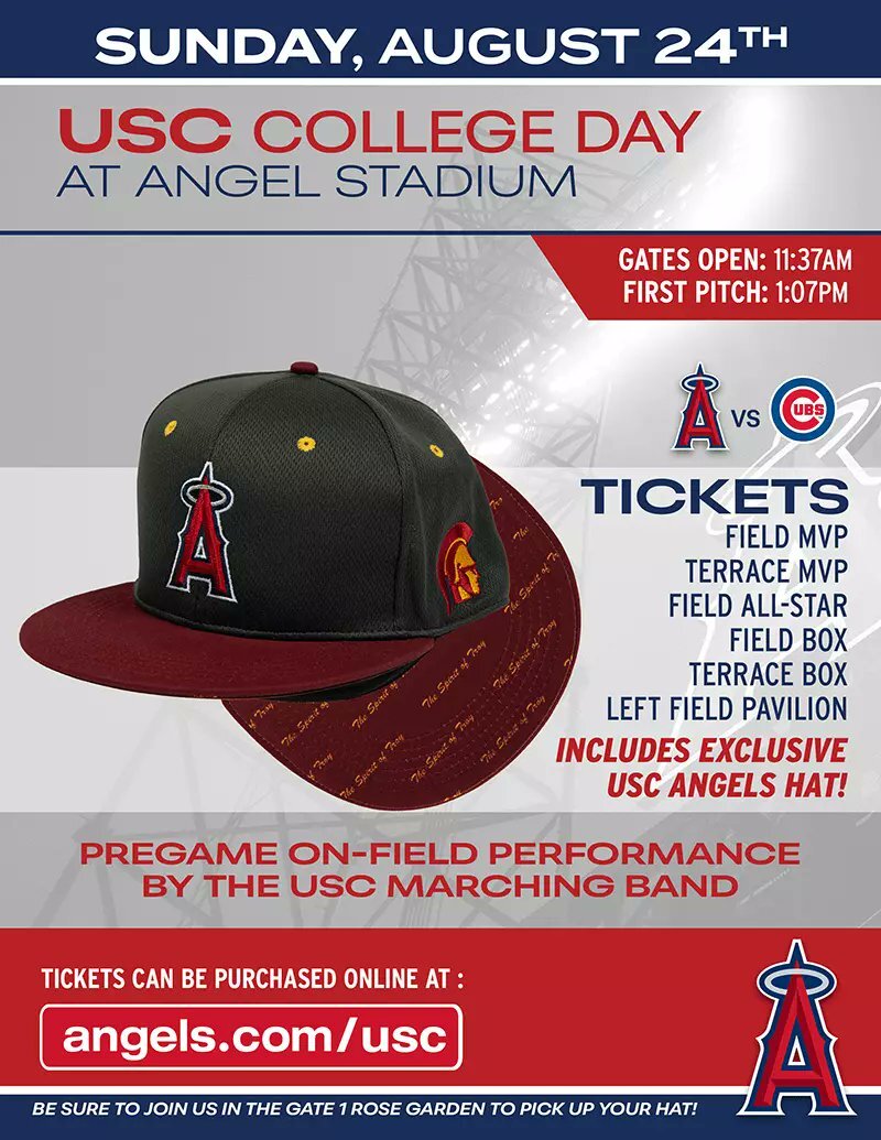 Get tickets to the USC Trojan and Los Angeles Angels College Day game ...