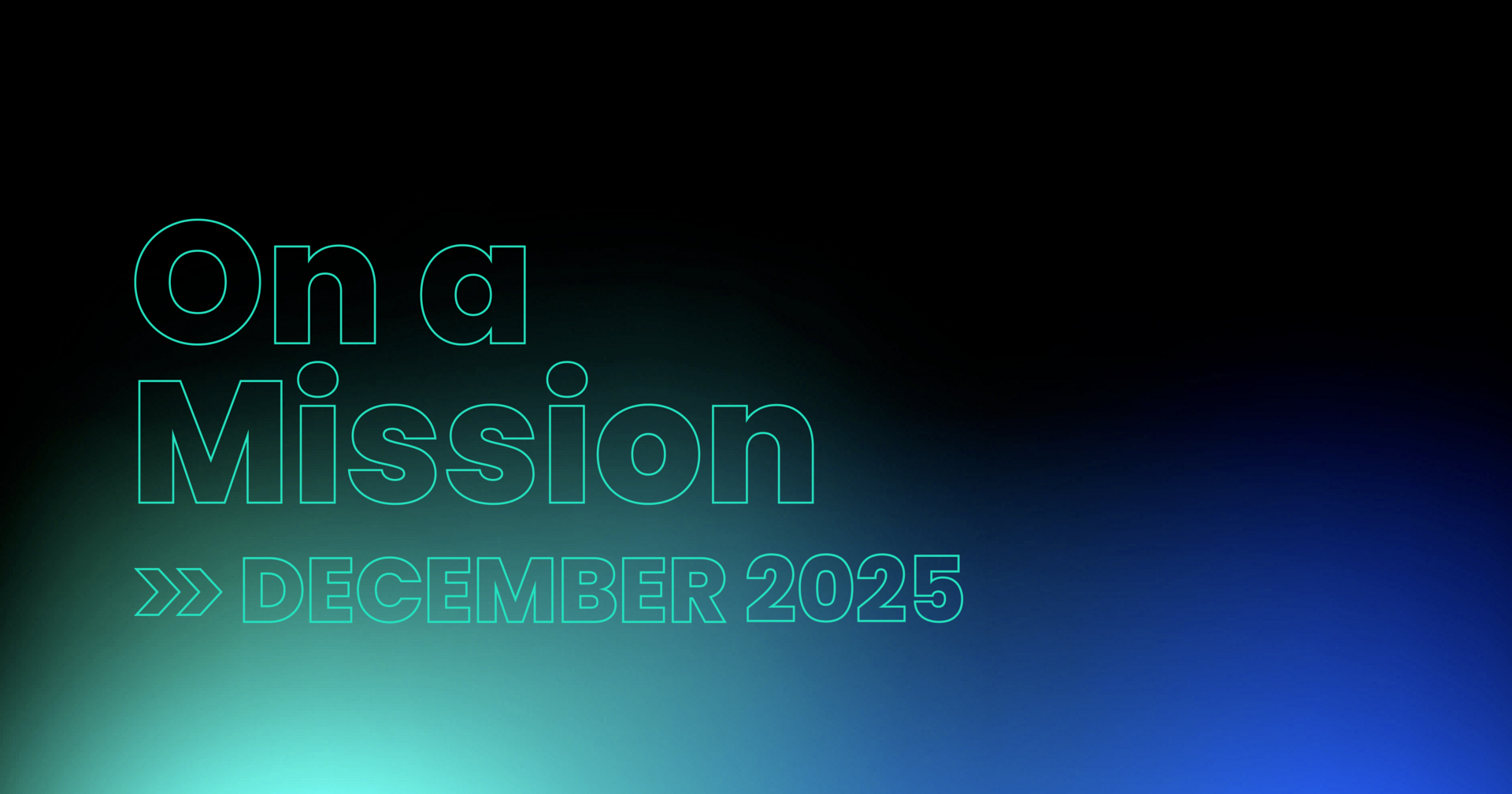 December 2025 — Direction Over Disorder