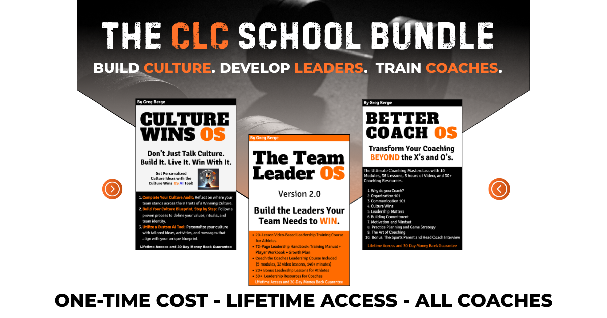 🏆 Build Better Coaches & Leaders: For Life