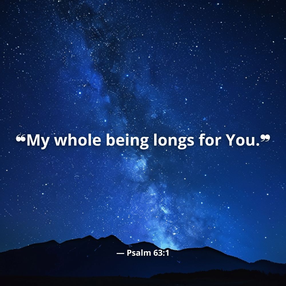 🙏 Verse of the Day: Psalm 63:1