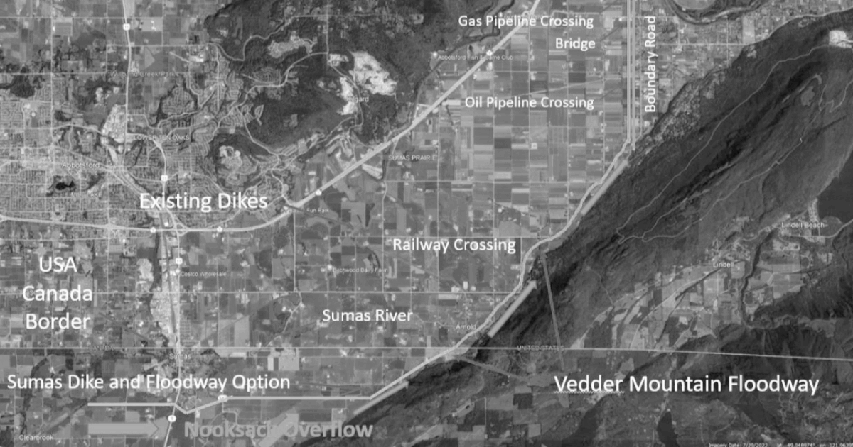 Former BC dike chief pitches alternate Sumas Prairie plan