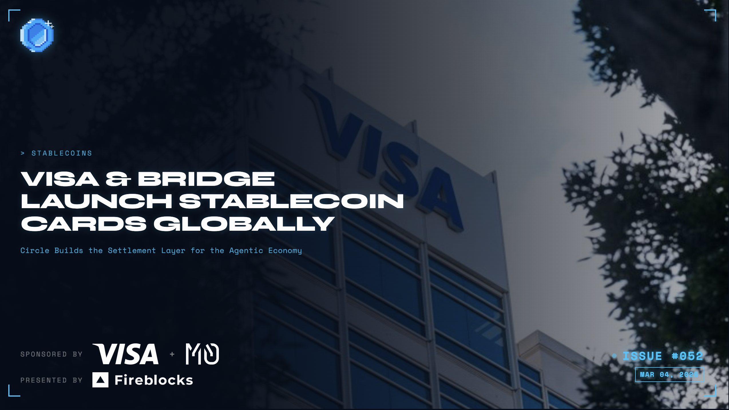 Visa and Bridge Launch Stablecoin Cards in 100 Markets