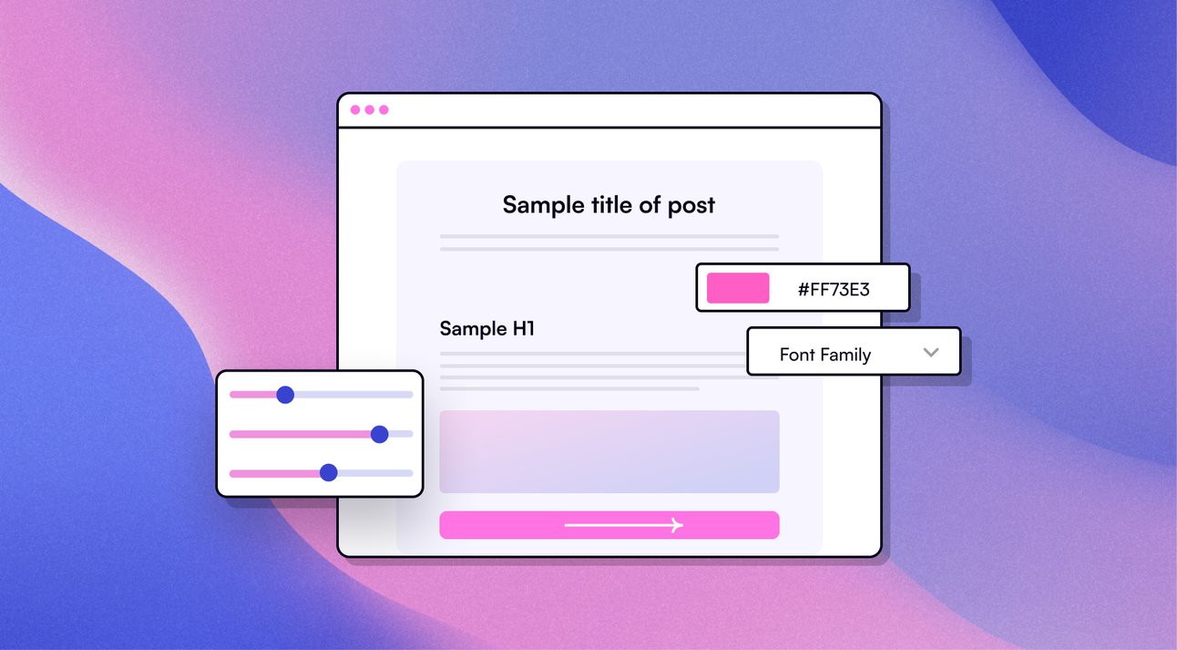 New Template Editor and Settings Dashboard