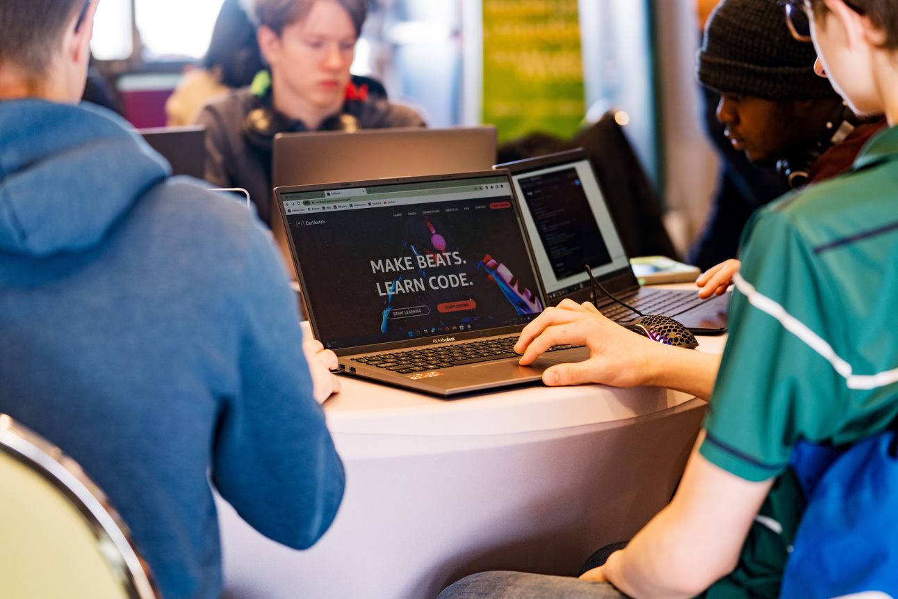 Calgary students learn coding through Indigenous music