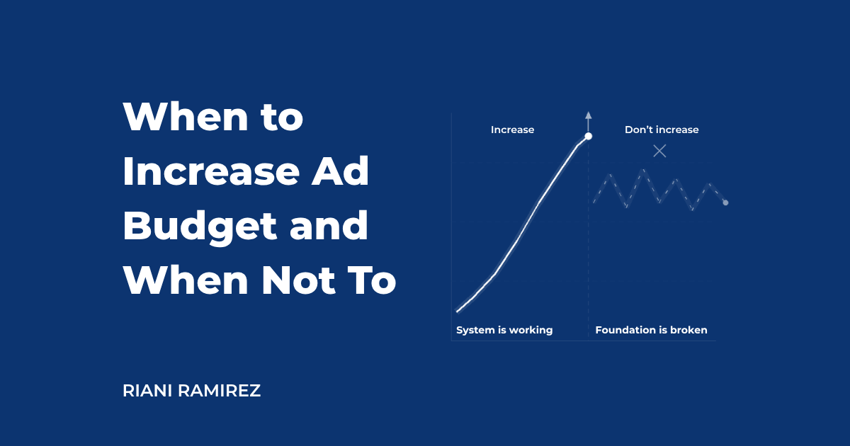 When to Increase Ad Budget and When Not To