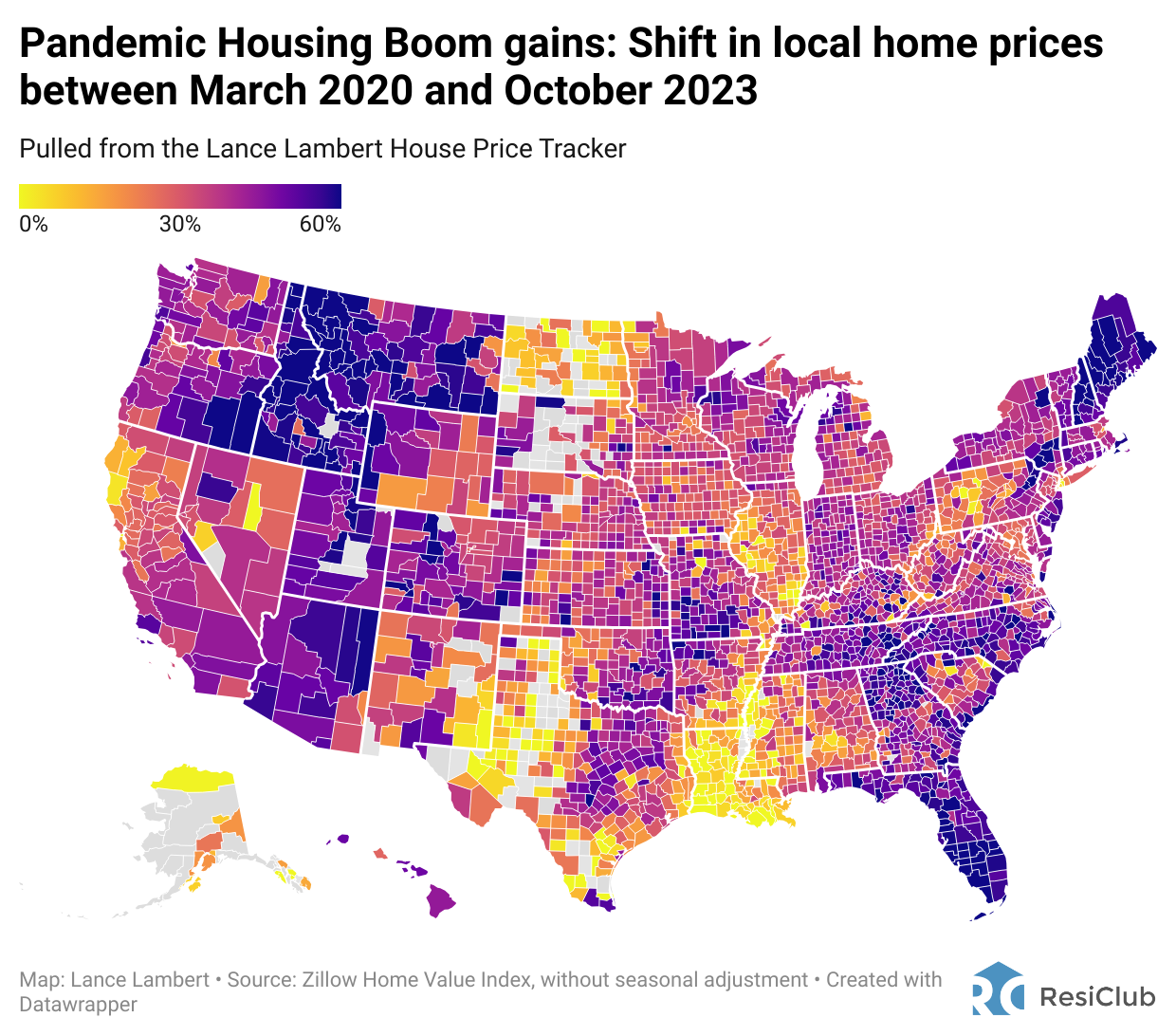 The Pandemic Housing Boom, as told by one map