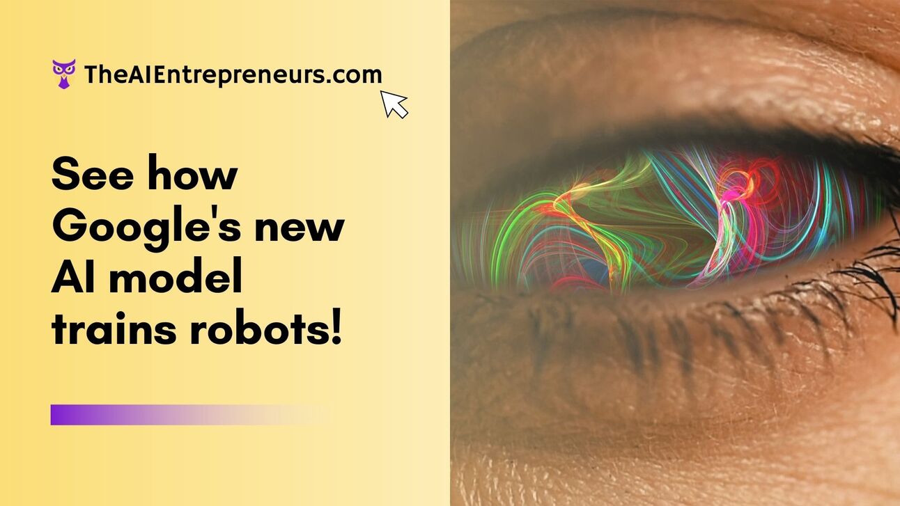 🤖 See how Google's new AI model trains robots!