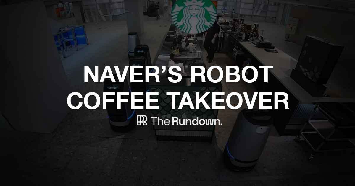 A Starbucks run by 100 AI-powered Robots