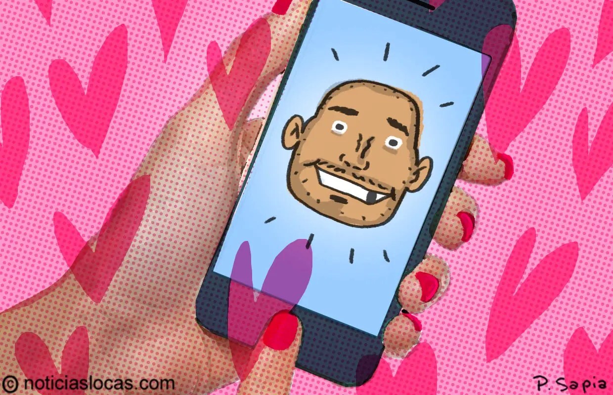 Creó una aplicación de citas donde es el único candidato disponible