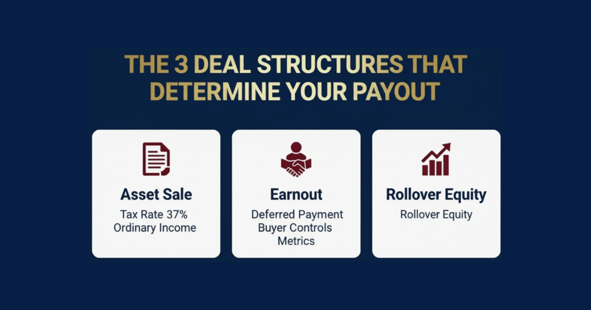 The 3 Deal Structures That Determine How Much You Actually Keep