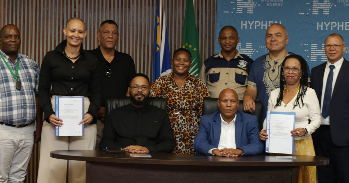 Hyphen Energy developing green hydrogen talent in Namibia