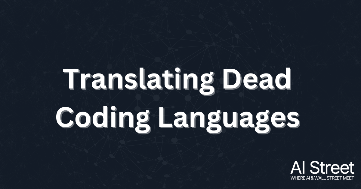 Morgan Stanley's AI translated 9M lines of old code