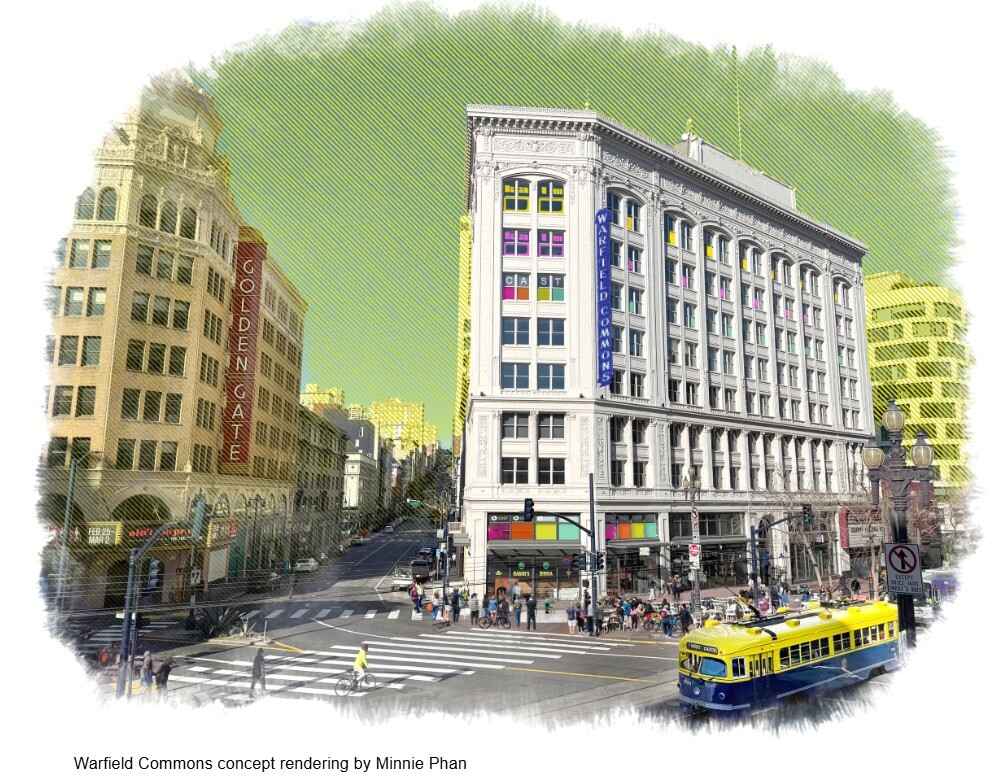 The New Arts, Journalism & Media HQs on Top of The Warfield