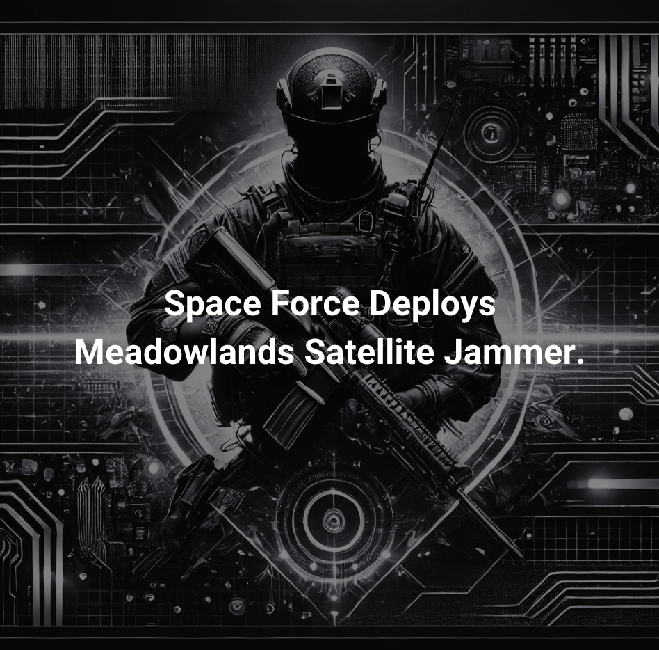 Daily Brief - Space Force Deploys Meadowlands Satellite Jammer.