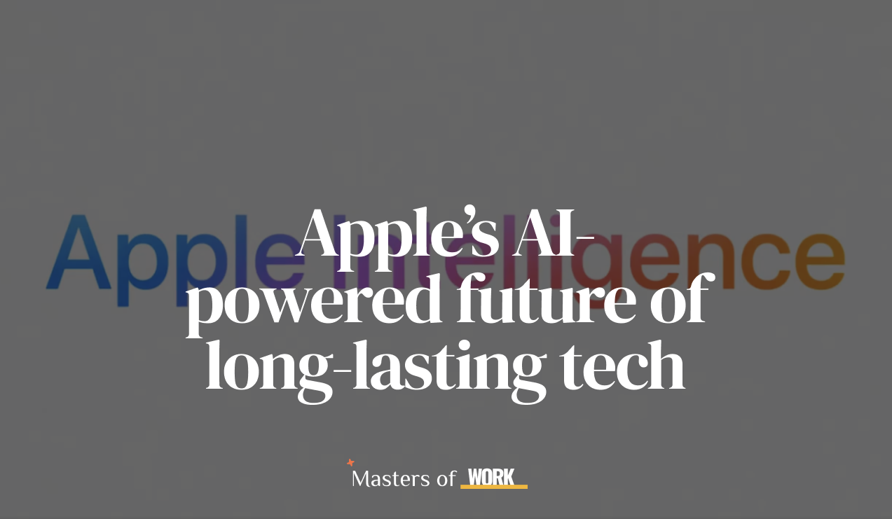 Apple’s AI-powered future of long-lasting tech