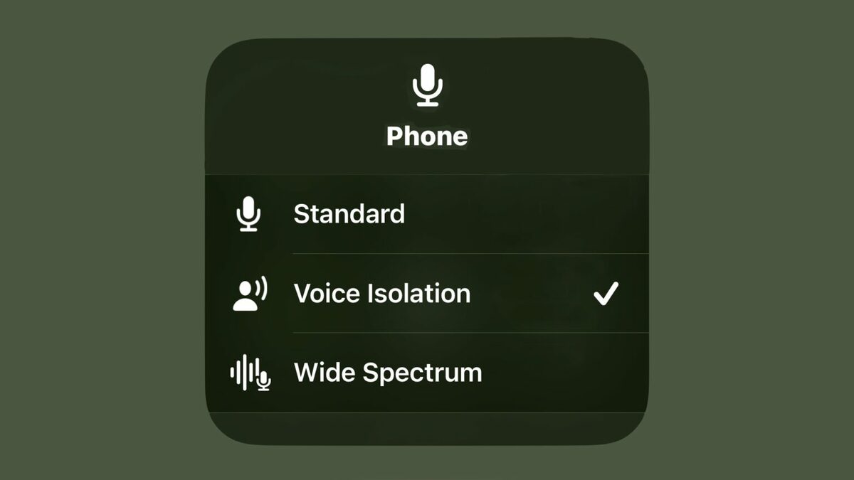 How to enable Voice Isolation on iPhone