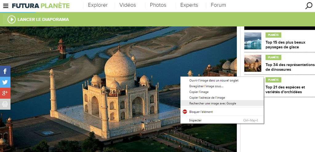 How to do a Google search from an image?