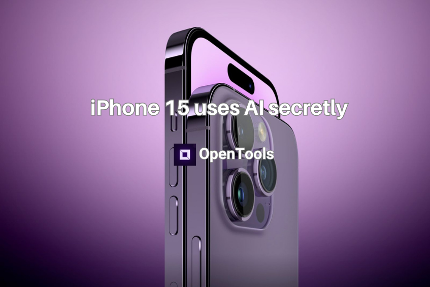 iPhone 15 uses AI secretly