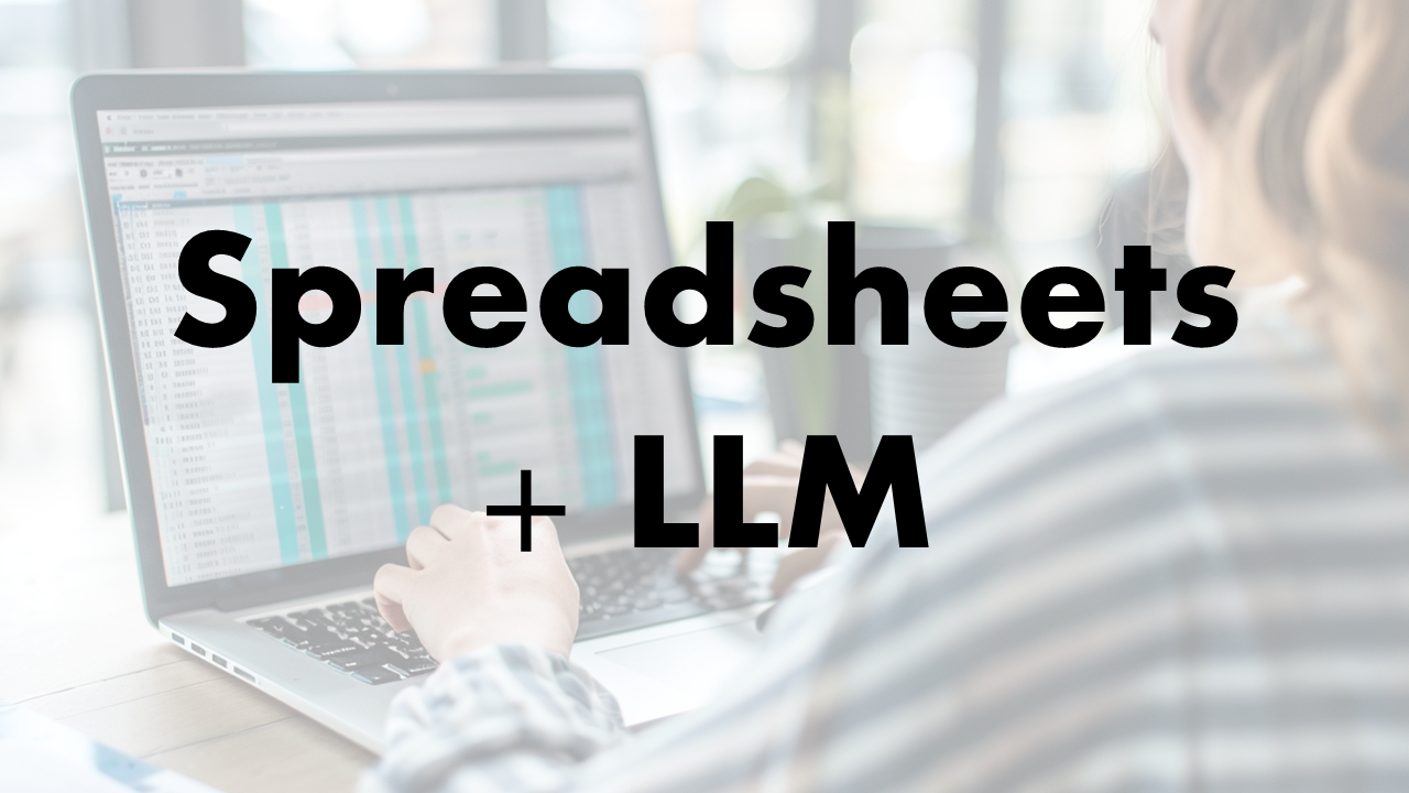 📝 Spreadsheets + LLM (new Microsoft research)