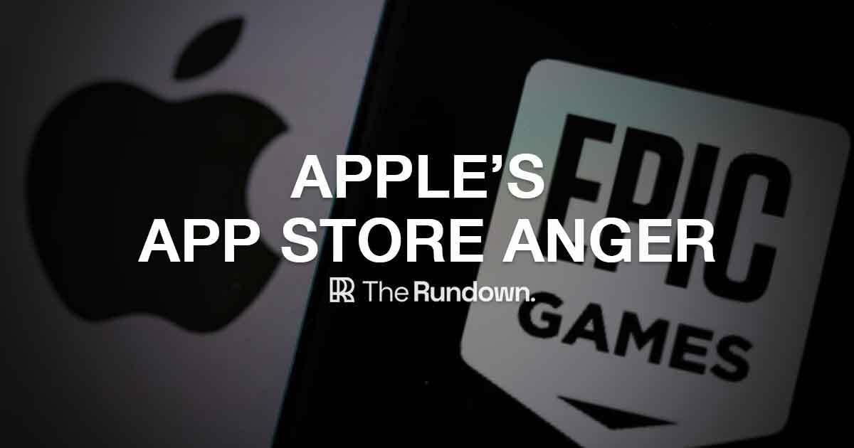 Apple's App Store anger