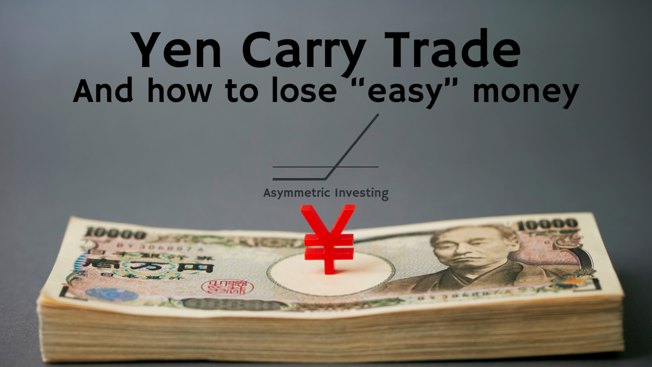 Why Markets Are Crashing -- The Yen Carry Trade Explained