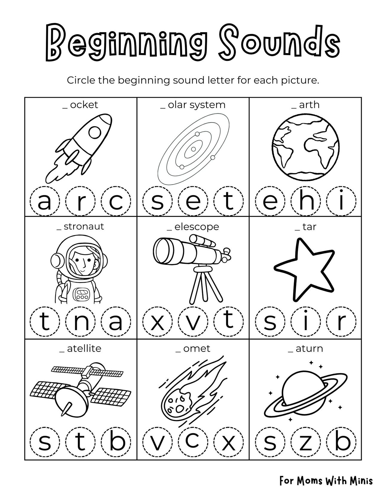 Space Beginning Sounds