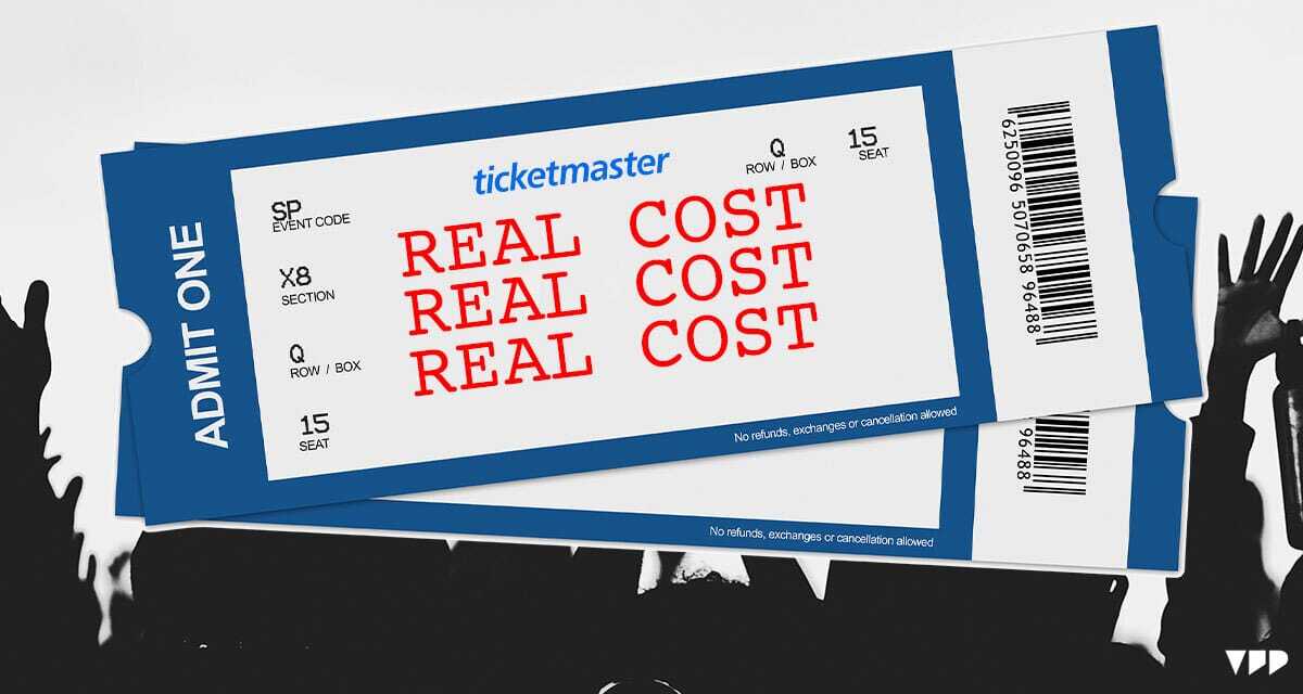 The ticketing industry pushes customer costs to the front